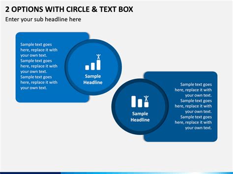 2 Options With Circle And Text Box Ppt Slides Infographic Powerpoint