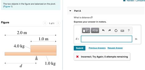 Solved Review I Constants The Two Objects In The Figure Are