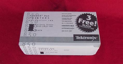Xerox Tektronix Phaser 850 Black Colorstix Solid Ink
