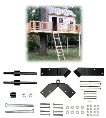 Treehouse Supplies Plans Brackets Bolts Kits Zip Lines Tree
