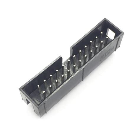 16pin Straight Male Shrouded Idc Socket