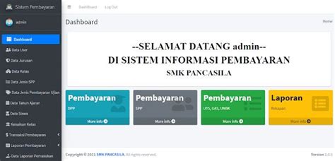 Source Code Aplikasi Pembayaran Sekolah Berbasis Web