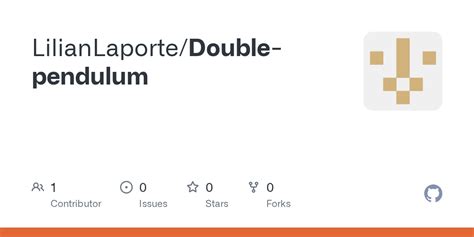 Github Lilianlaportedouble Pendulum