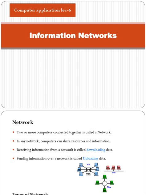 Computer Aplication Lec6 Pdf Computer Network Internet