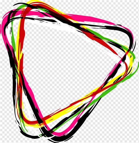 다 색 삼각형 그림 삼각형 화려한 테두리 삼각형 테두리 프레임 컴퓨터 네트워크 Png Pngwing