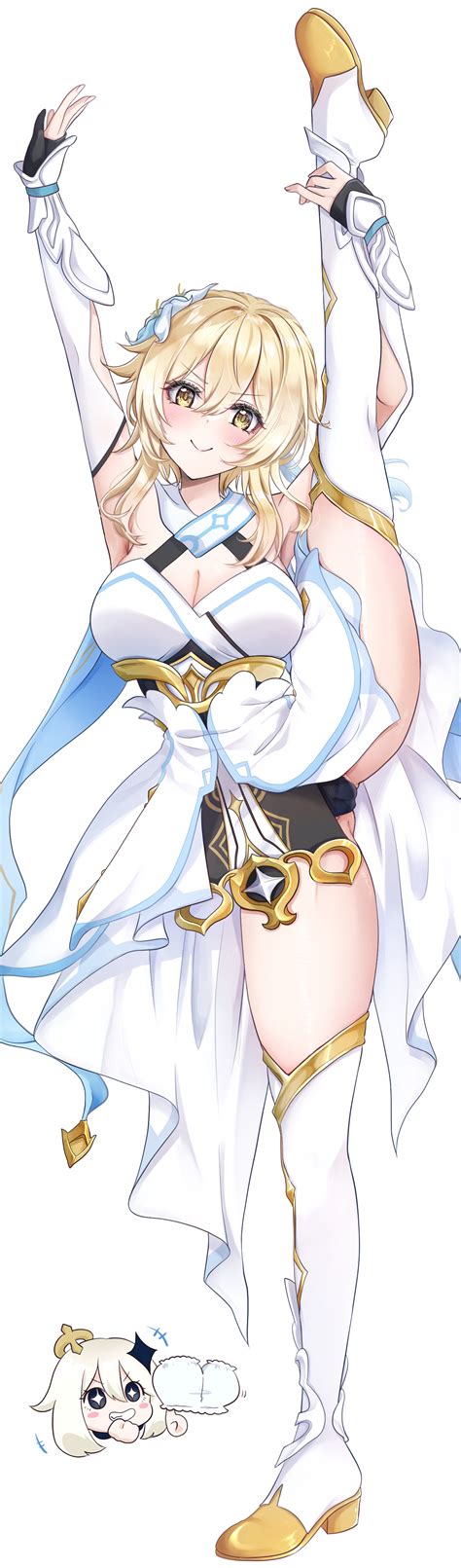Yoru0409 Lumine Genshin Impact Paimon Genshin Impact Genshin