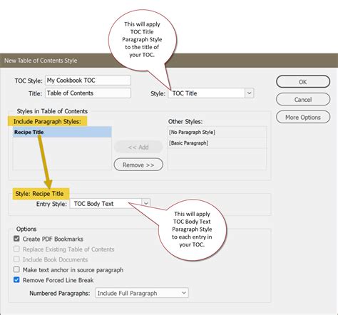 Solved Indesign Toc Wont Set The Toc Content To A Style Adobe Product Community 11392676