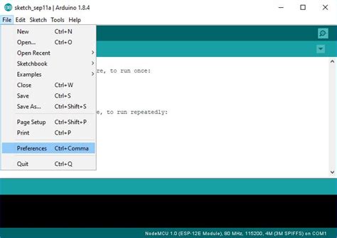 การติดตั้ง Arduino Ide เพื่อใช้งานกับ Nodemcu Esp8266 By Pechpijit Thapudom Medium