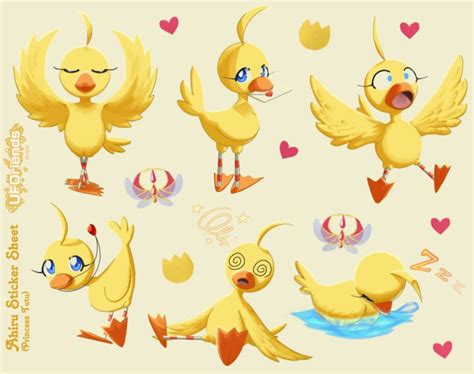 Princess Tutu Ahiru Duck Sticker Sheet Etsy