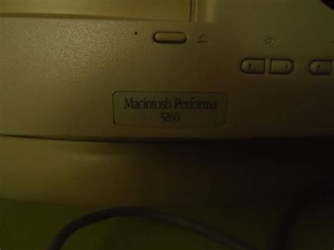 Error On My Macintosh 5260 Machine Can Someone Tell Me What Can I Do