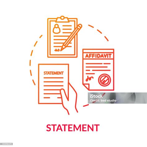 문 빨간색 개념 아이콘입니다 서면 영장 일반적인 법률 프로토콜 진술서 간증 법적 계약 공증인 서비스 아이디어 씬 라인 일러스트 벡터 격리 윤곽선 Rgb 색상 도면 개념에