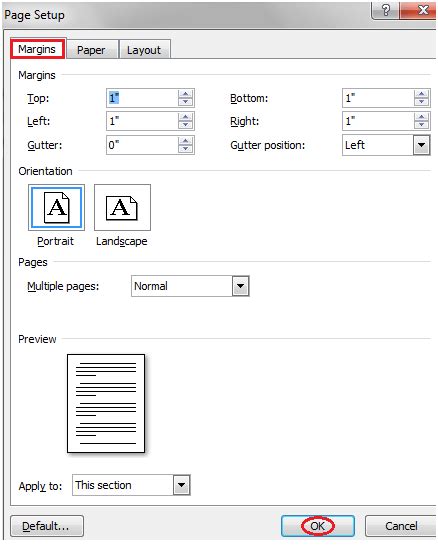 How To Change Page Margins In MS Word Document Formatting Free Online Tutorial Library