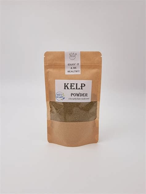 Kelp Powder Organic Ascophyllum Nodosum Etsy