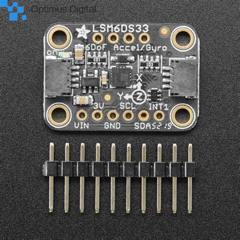 Adafruit LSM6DS33 6 DoF Accel Gyro IMU STEMMA QT Qwiic Optimus Digital