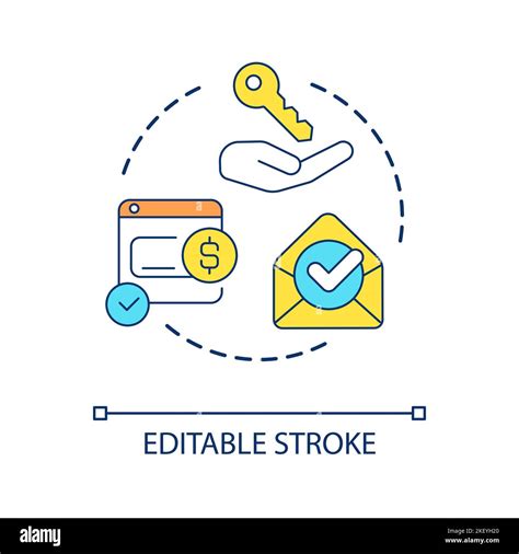 Digital Security Concept Icon Stock Vector Image And Art Alamy