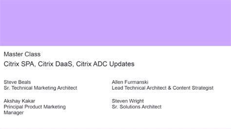 Latest Updates In Citrix Daas Vdi Networking And Security
