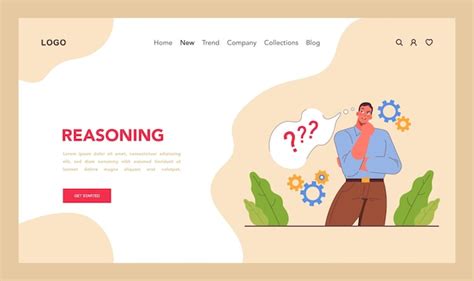 Premium Vector Cognitive Skill Web Banner Or Landing Page Human Cognitive Function Ability Or