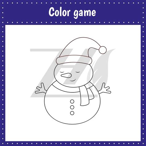 دانلود وکتور رنگ آمیزی تصویر آدم برفی دانلود رایگان فایل لایه باز