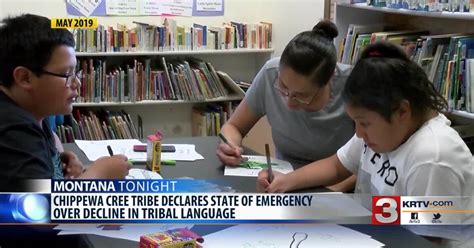 State Of Emergency Declared For The Chippewa And Cree Languages