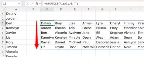 How To Use The Wrapcols And Wraprows Functions In Microsoft Excel