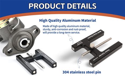 Brake Booster Push Rod Adjustment Tool With Master Cylinder Push Rod