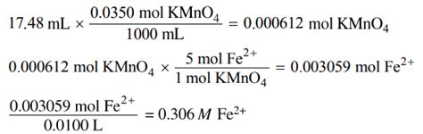 AP Chemistry Introduction To Titration Exam Style Questions With Answer FRQ