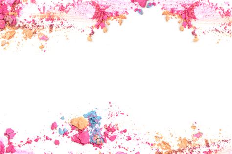 텍스트 배경을위한 빈 공간으로 분쇄 된 메이크업 색상 프레임과 테두리 팔레트에 대한 스톡 사진 및 기타 이미지 팔레트 무대 화장 페이스 파우더 Istock