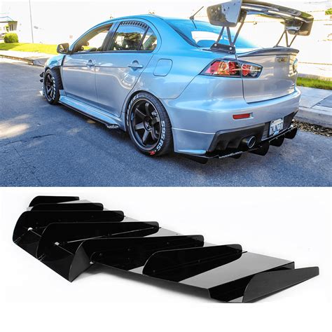 2007 2015 Mitsuibishi Evo Rear Diffuser V1 Aeroflowdynamics