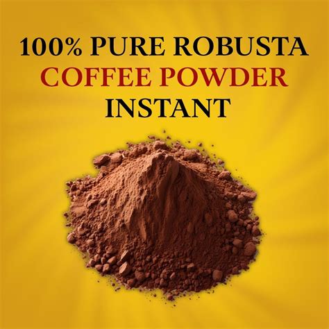 100 Pure Robusta Coffee Powder Instant Wholesale Health Food