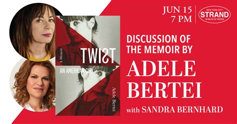 June 15 Adele Bertei With Sandra Bernhard At The Strand — Ze Books