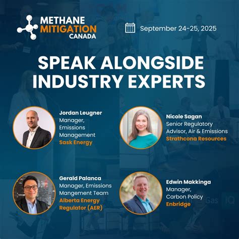 Share The Stage With Methane Mitigation Leaders In Canada This September 🚀 Methane Mitigation