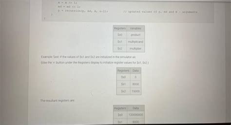Solved 1217 Zylab 6 Recursive Multiplication Write A Mips