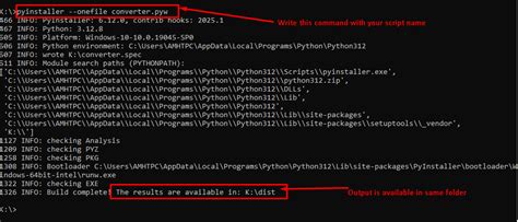 আপনার তৈরি Python Script কে Exe ফাইলে Convert করুন