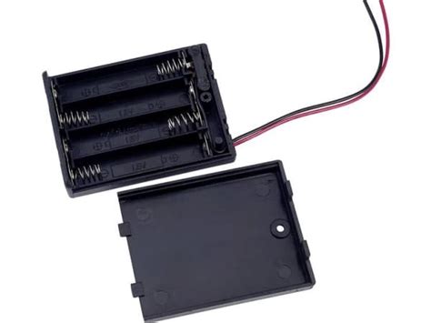 Tru Components Sbh441as Batterihållare 4 R03 Aaa Kablar Cdon