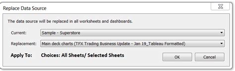 Idea Replace Data Source For Selected Worksheets In A Workbook Released