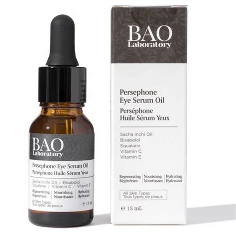 Bao Laboratory Persephone Eye Serum Oil 15 Ml Sacha Inchi Oil Bisabolol And Vitamin C And E