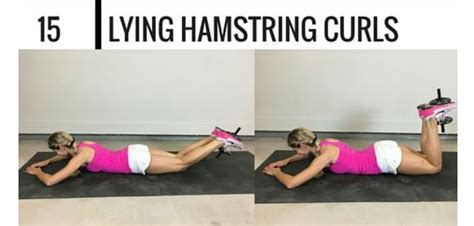 Lying Hamstring Curls Hamstring Curls Hamstrings Lower Body
