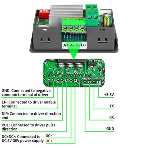 Stepper Motor Driver Controller Integrated Board Forwardreverse Pulse