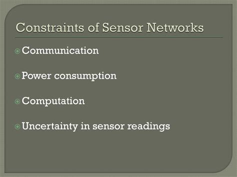 Ppt Query Processing For Sensor Networks Powerpoint Presentation