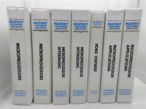 Lot 7 Heathkit Continuing Education Microprocessor Applications Learni Pocatello Market