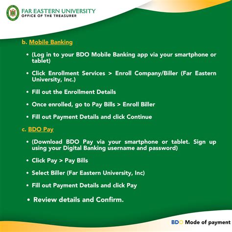 Bdo Payment Options Tamaraw Easy Assist Hub