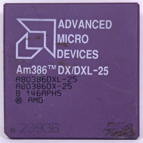 Amd Am386 Dx Dxl 25 A80386dx 25