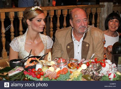 Ralph Siegel And His New Girlfriend Annika Gassner At Kaefer Festzelt