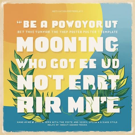 Motivational Poster Templates Inspiring Designs Premium Ai Generated