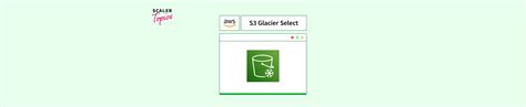 s3 glacier select scaler topics