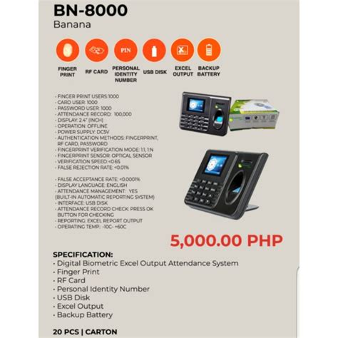 Digital Biometric Excel Output Attendance System Tv And Home Appliances