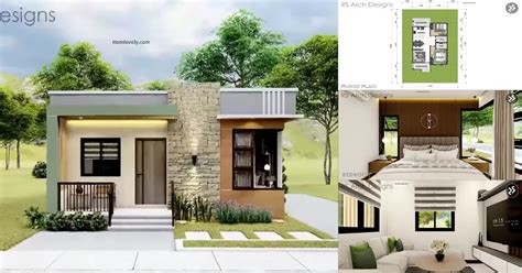 Box Type House Design With 2 Bedrooms Floor Plan ~ Housedesigns