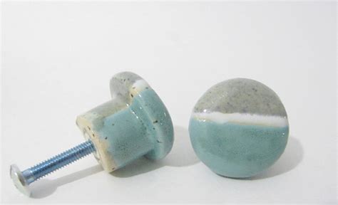 Ceramic Knobs Cabinet Knobs Small Round Knobs Dresser Etsy Uk