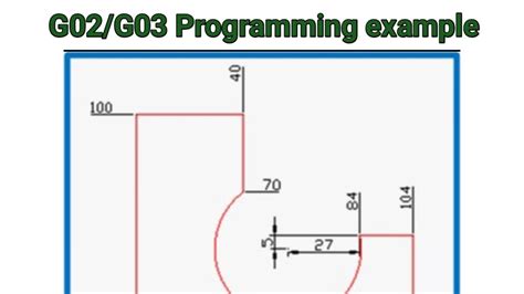 Cirular Interpolation Programcnc Programming G02 Programg03 Program
