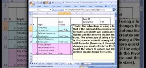 How To Create A Distribution For Categorical Data In Ms Excel